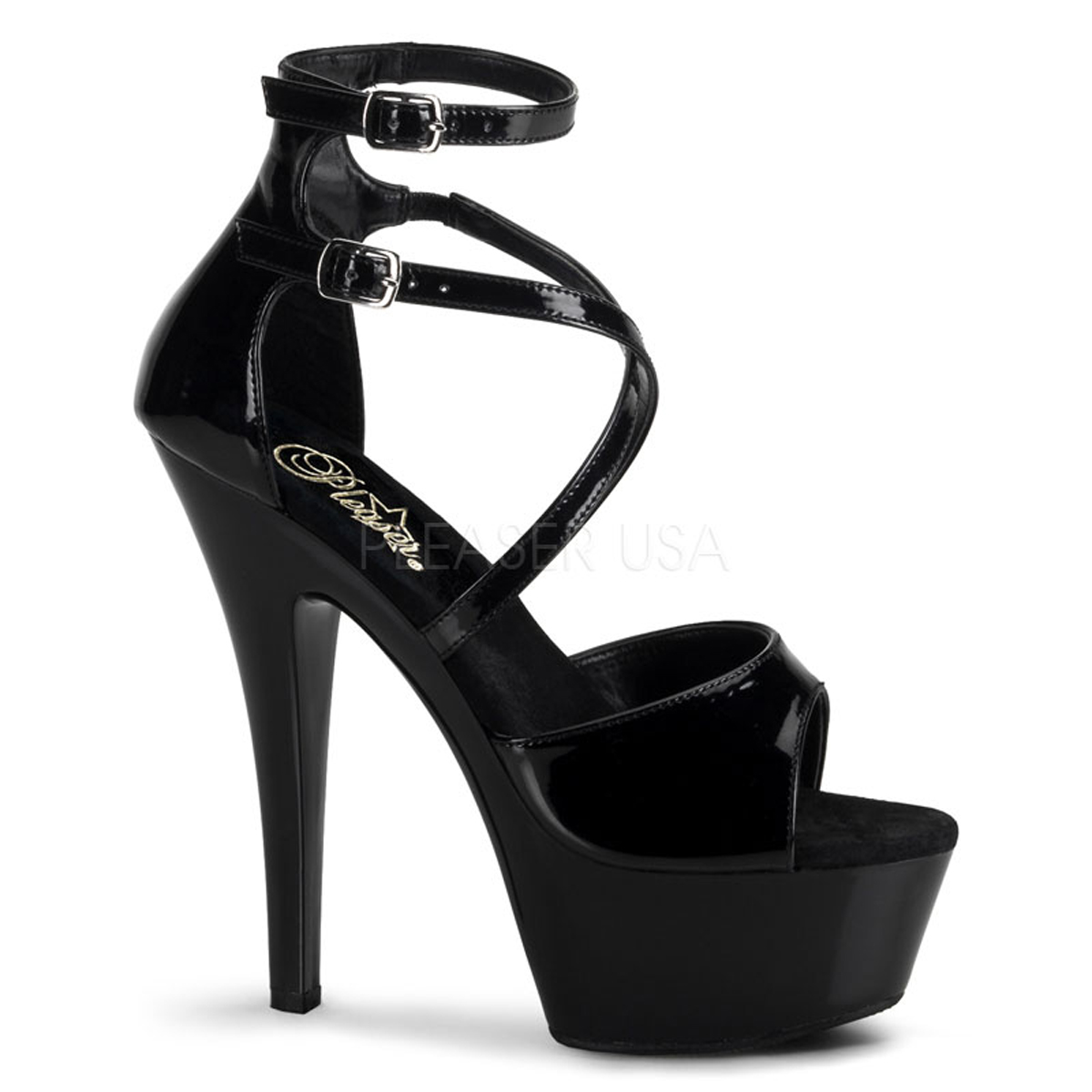 KISS-254 High Heels Plateau Sandalette mit Riemchen | Fashion Unlimited